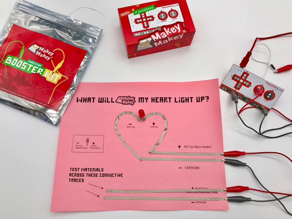 Makey Makey Paper Circuit Valentine Template – Joylabz Official Makey ...